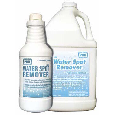 Pro Water Spot Remover, Quart and Gallon Available