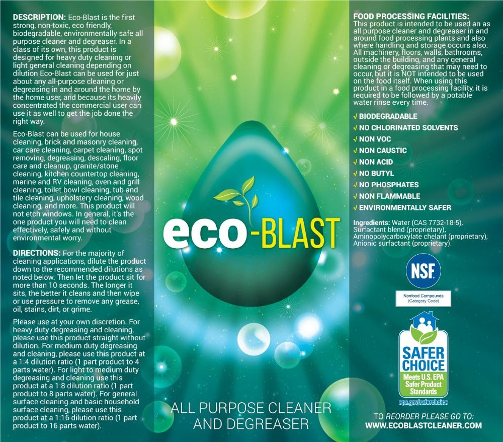Eco-Blast All-Purpose Cleaner and Degreaser